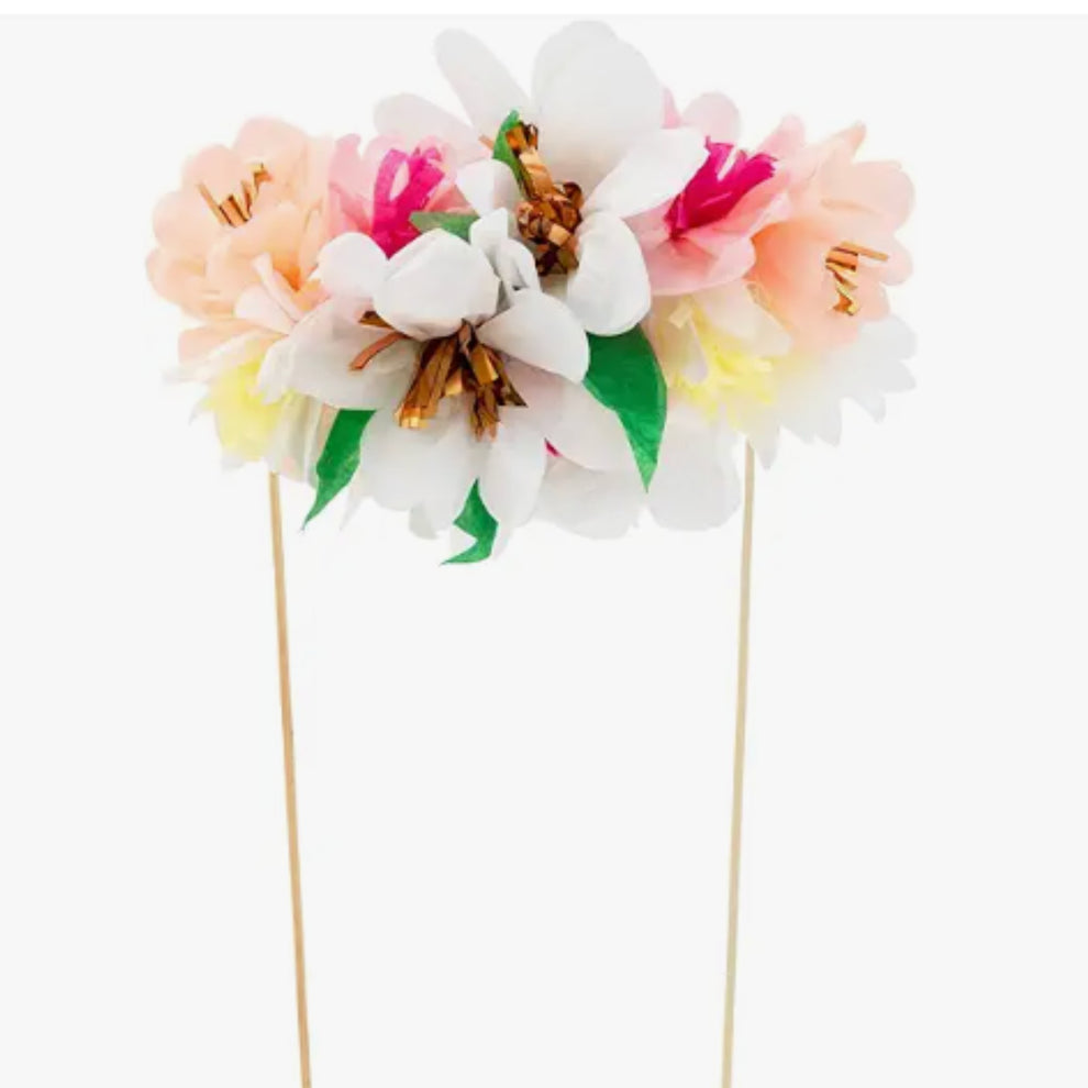 Floral Bouquet Cake Topper by Meri Meri – Birthday & Party – Big Little ...